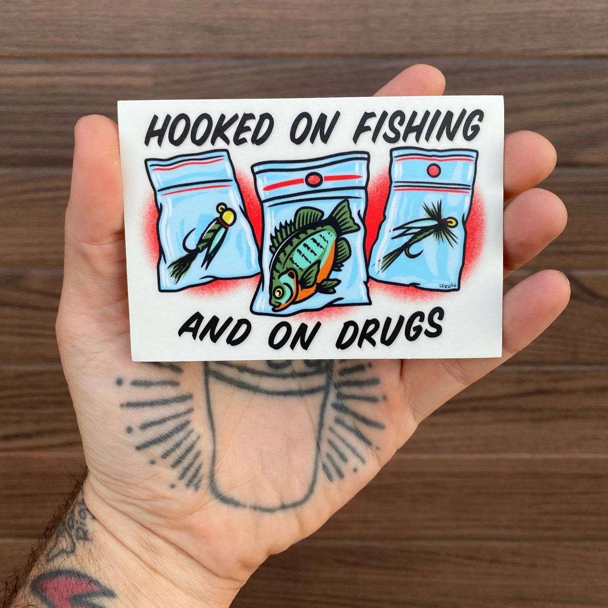 Hooked Sticker – Lost Coast Outfitters