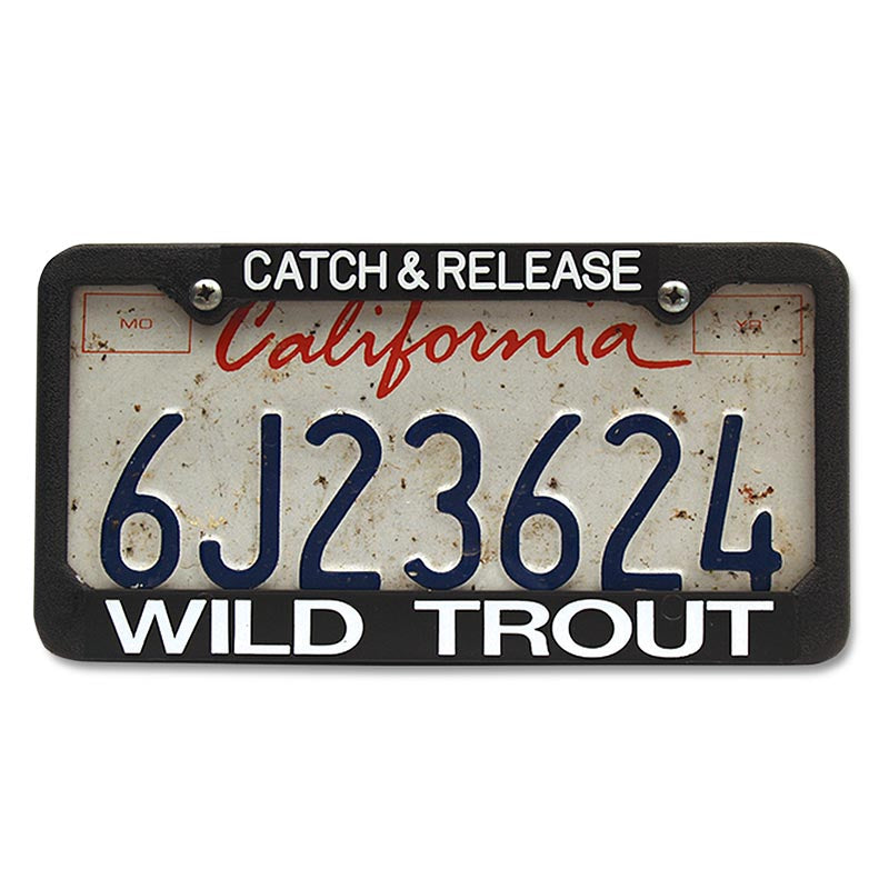 Licenes Plate Frame Catch/Wild – Lost Coast Outfitters